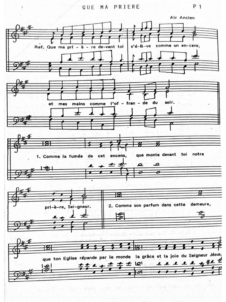 Que Ma Prière Devant Toi - Pop | PDF