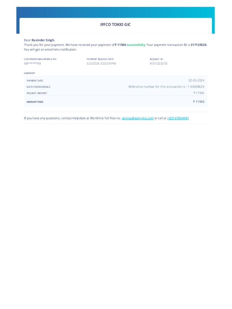 Insurance Policy | PDF