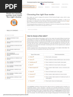 Flowmeter Selection Chart | PDF | Flow Measurement | Continuum Mechanics