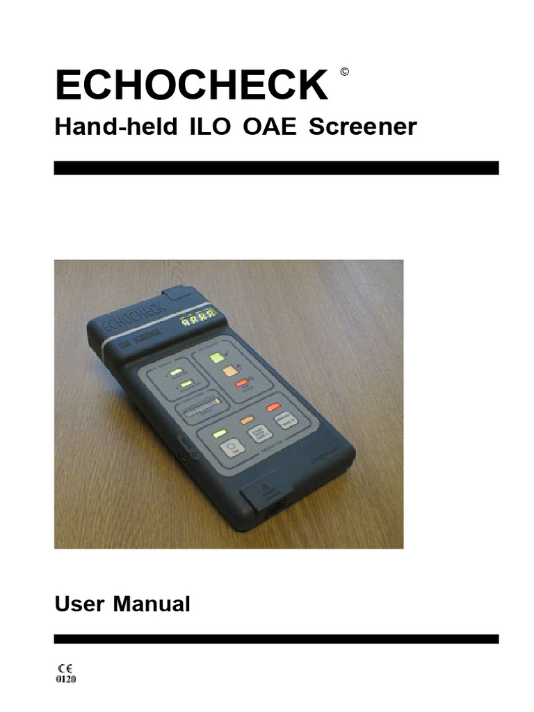 Otodynamics Echocheck MU | PDF