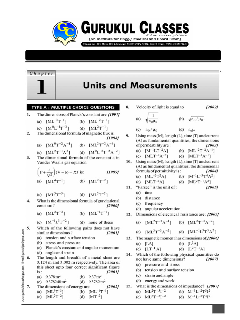 Physics Question Bank | PDF