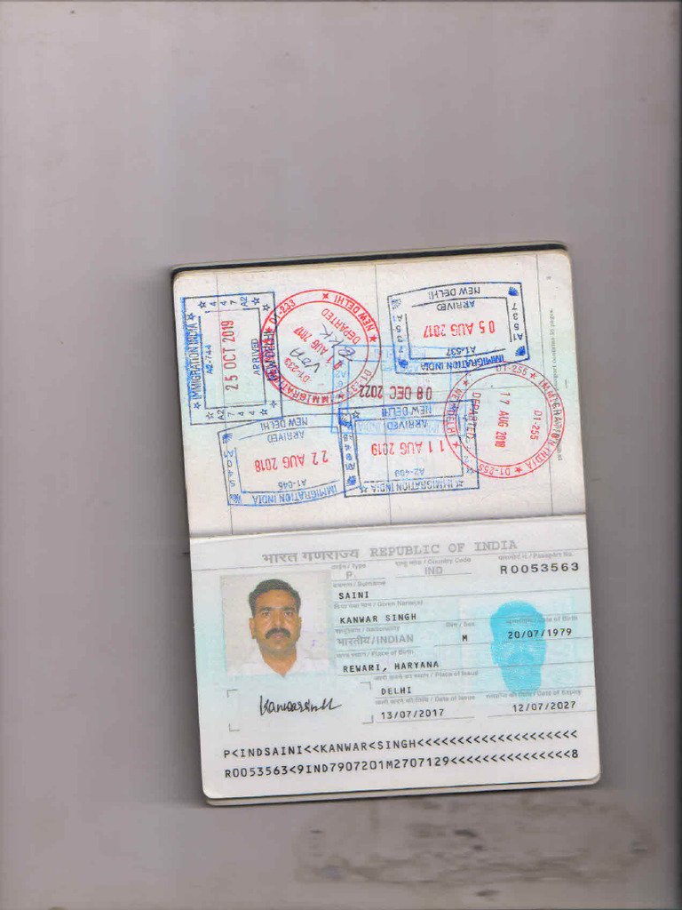 Passport-Kanwar Singh | PDF