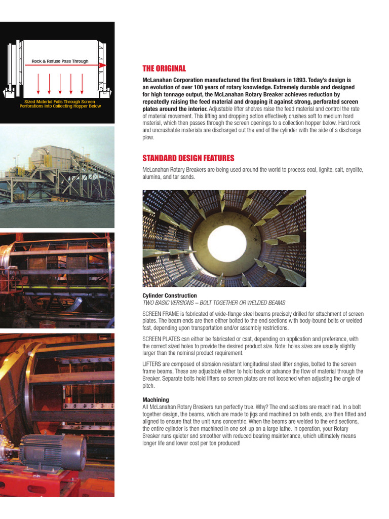 Rotary Breaker Maintenance | PDF
