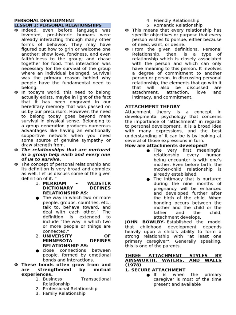 Perdev Notes 1ST Semfinals | PDF