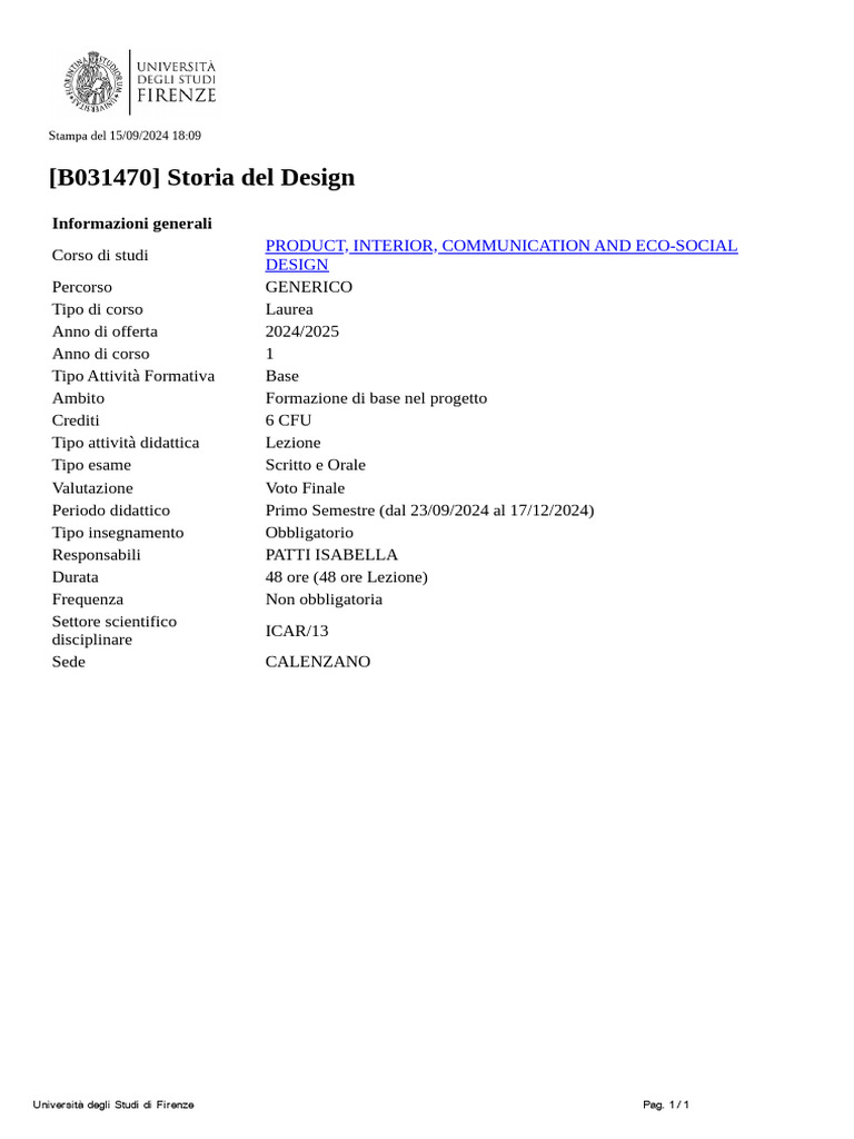 Report Storia Del Design2 | PDF