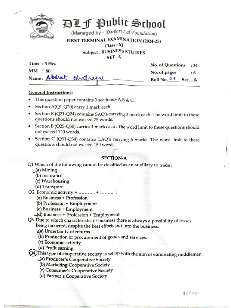 BST DLF Public School | PDF