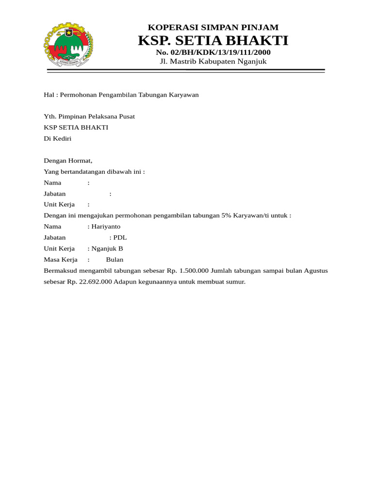 Koperasi Simpan Pinjam | PDF