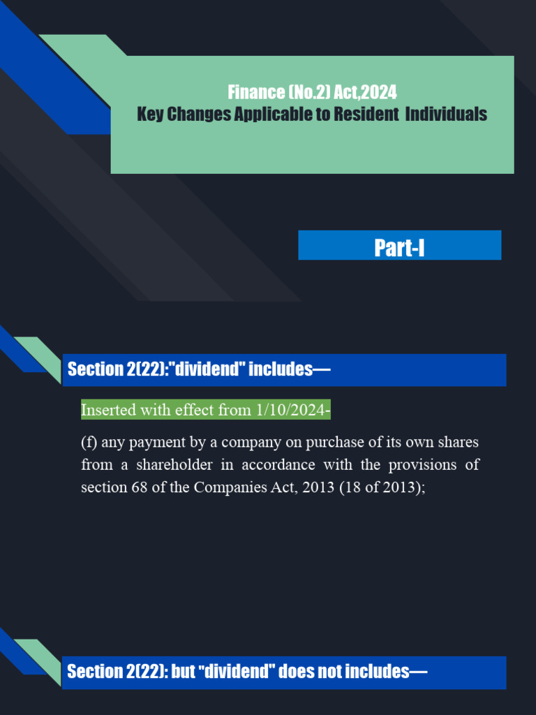 PART-I_ Key Changes | PDF