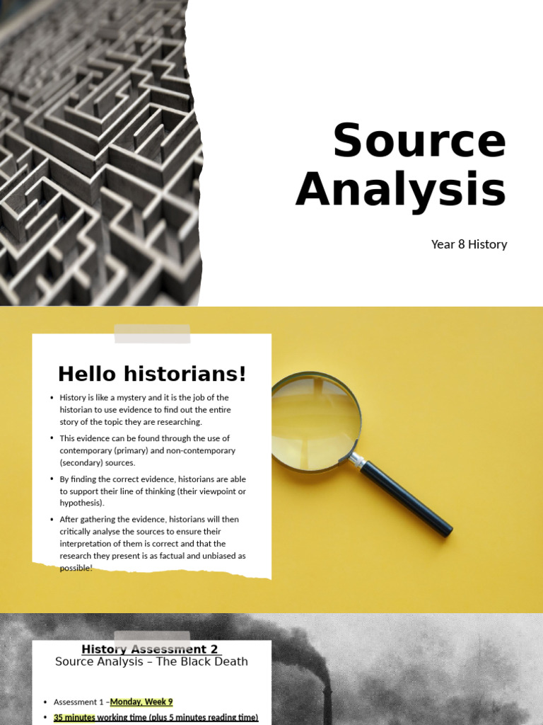 Source Analysis Skills (FWH) | PDF