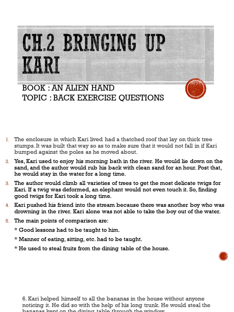 Ch.2 (English) Bringing Up Kari | PDF