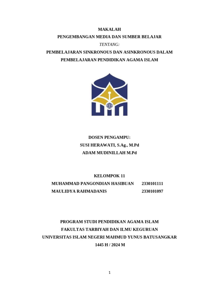 Makalah 11 Pengembangan Media Dan Sumber Belajar | PDF