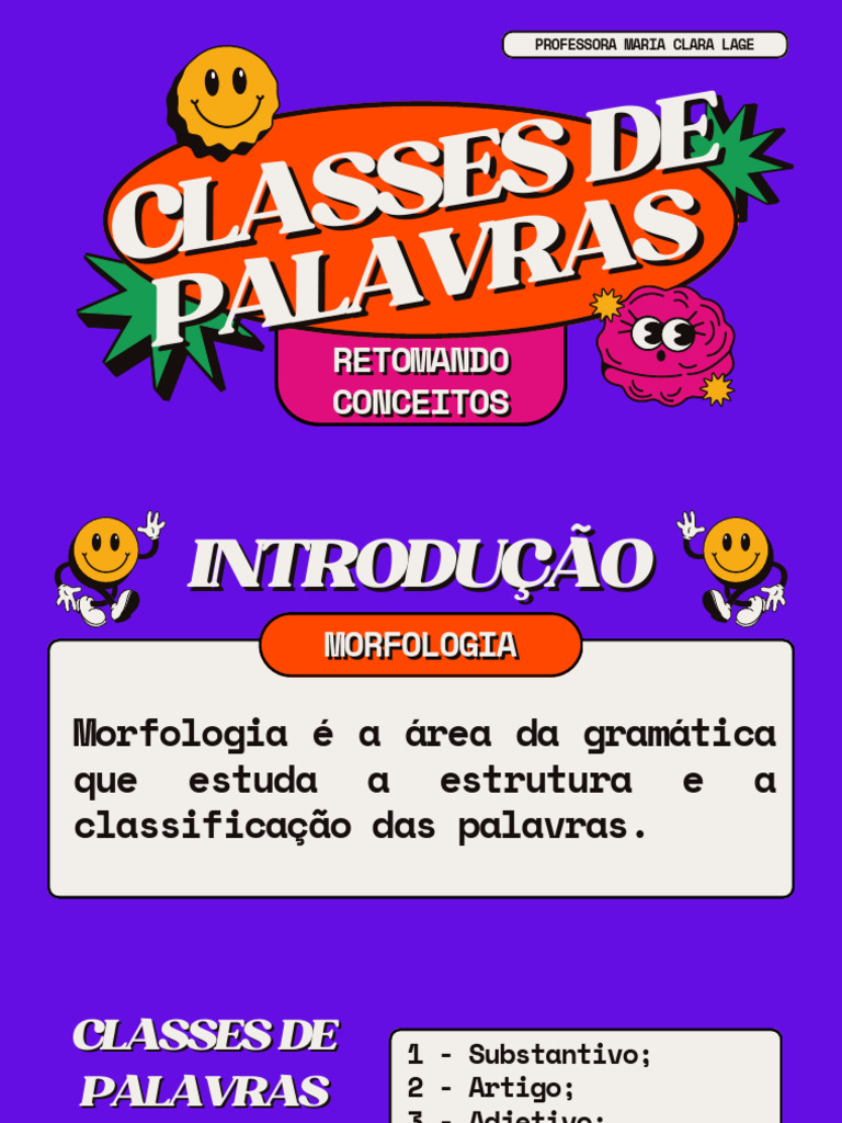 Classe de Palavras | PDF