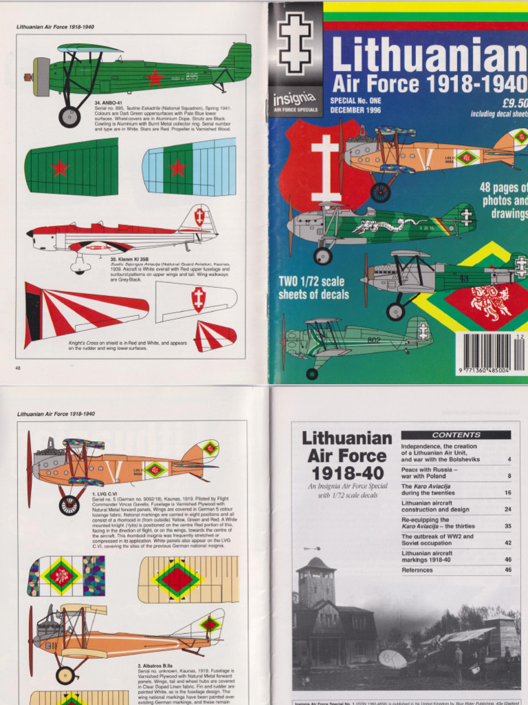 Lithuanian Air Force 1918-1940 | PDF