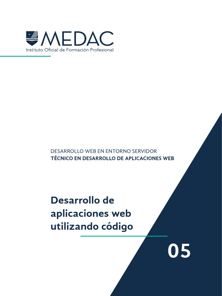 PDF. Desarrollo Web en Entorno Servidor. Tema 5 | PDF