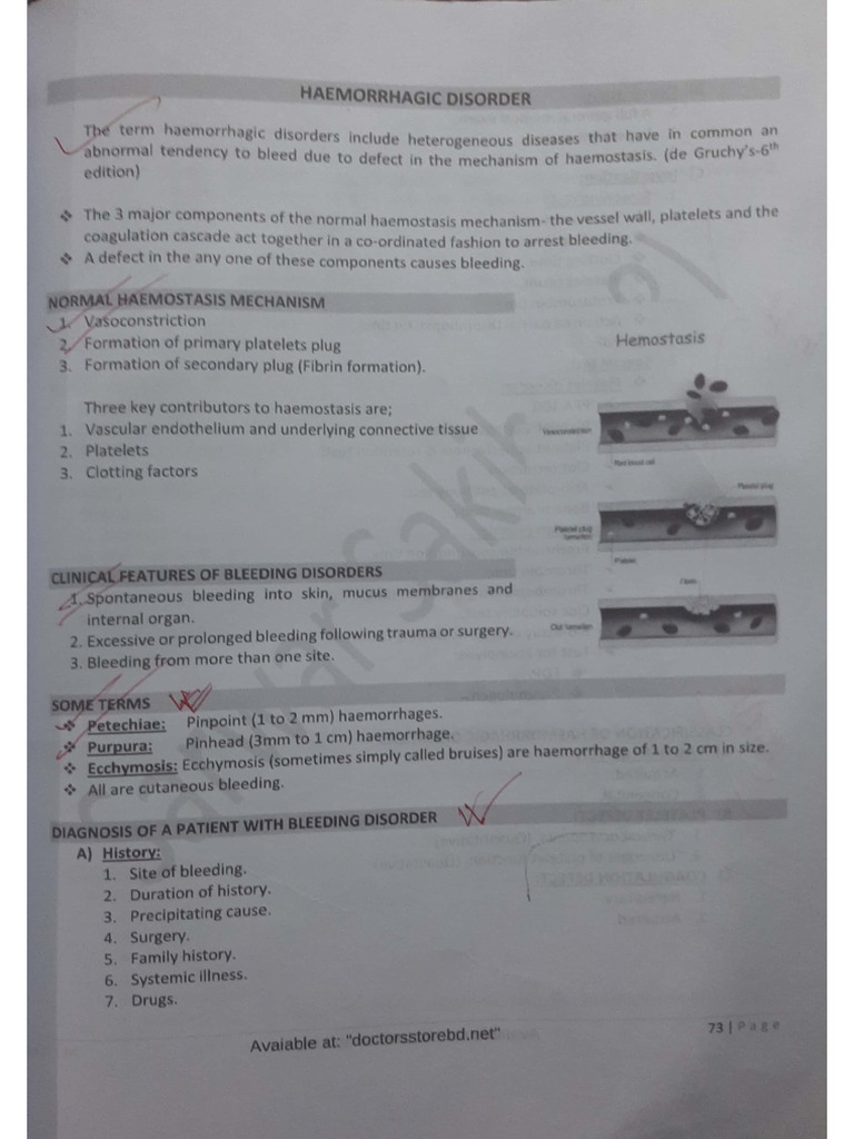 Bleeding Disorder + Blood Transfusion | PDF