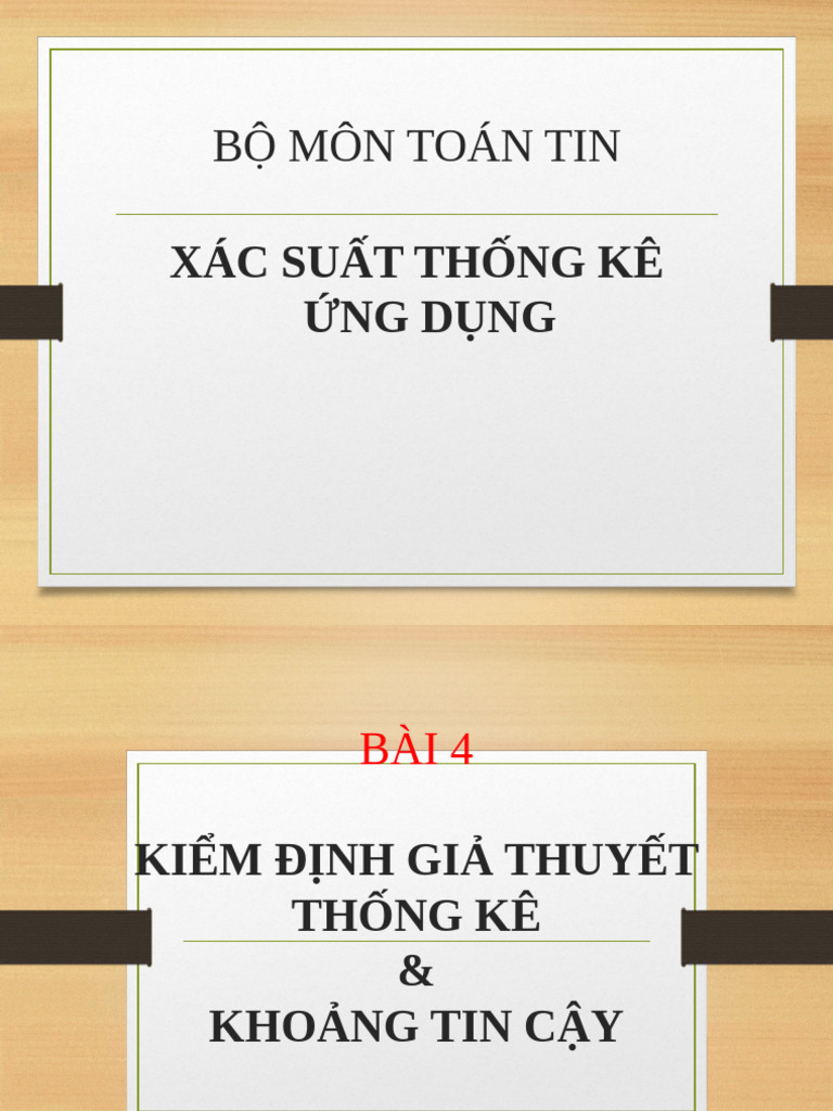 KĐGTTK - Uoc Luong Khoang.... | PDF