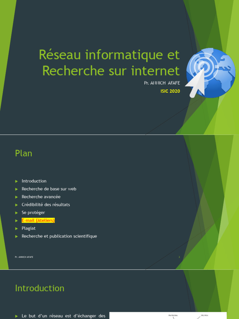 Présentation Recherche S2-2024 Informatique | PDF