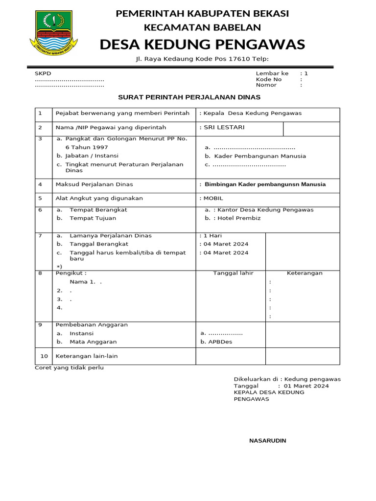 SKPD Depan - BB1.PDF 12 | PDF
