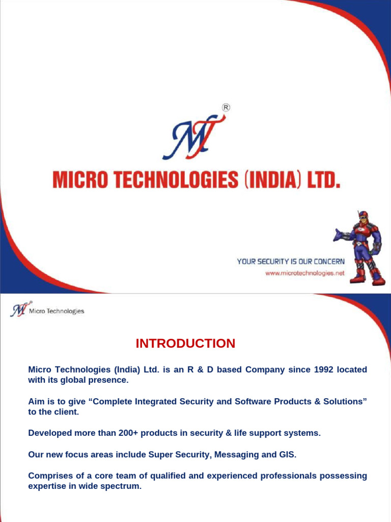 Micro Technologies Corporate Presentation | PDF