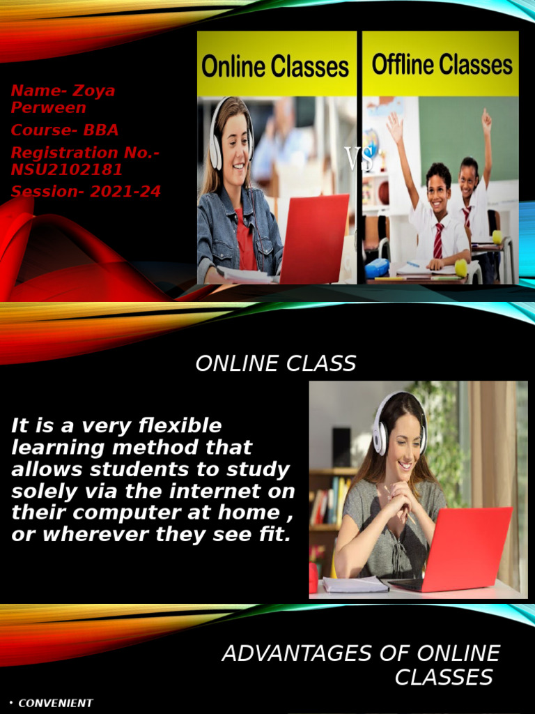 Online Classes Vs Offline Classes | PDF