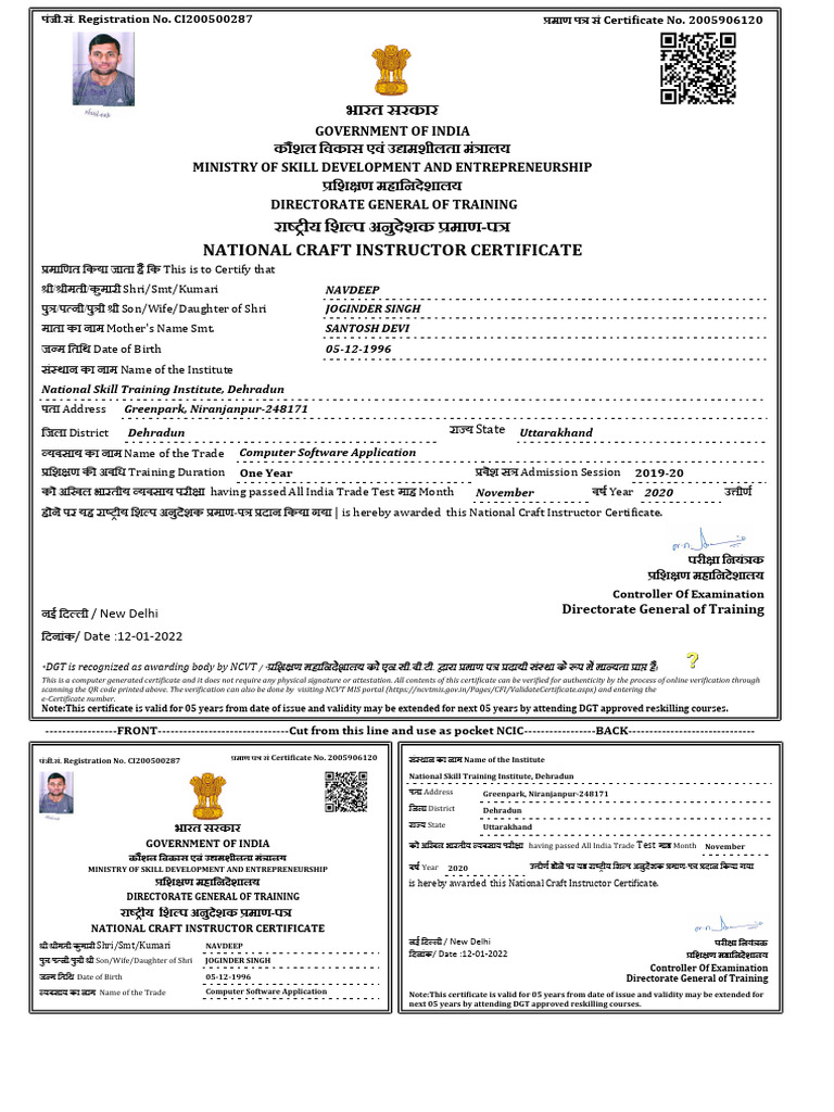 CTI certificate Diploma | PDF