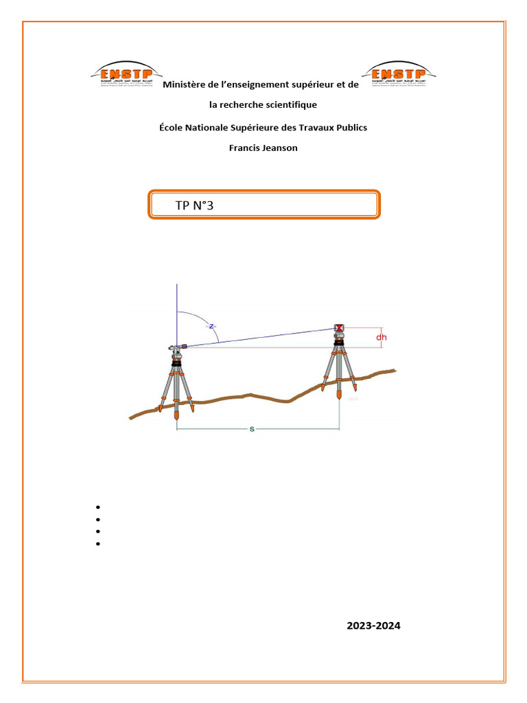 TP N°3 Topo | PDF