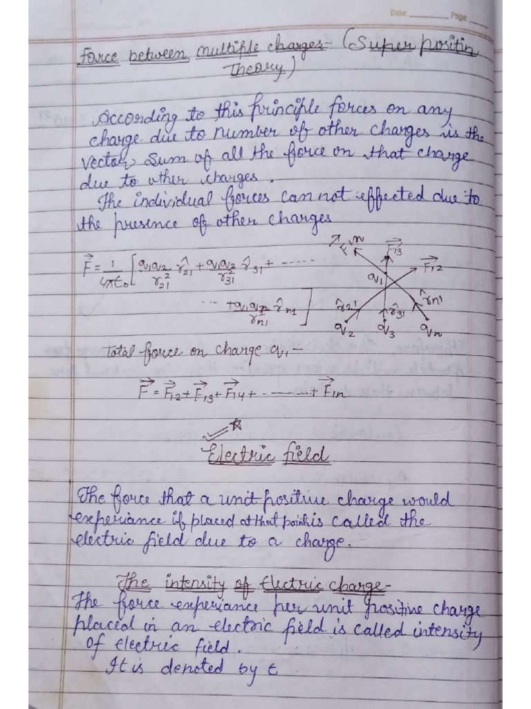 Class-12-Physics-CHapter-1-Notes-8-25 | PDF