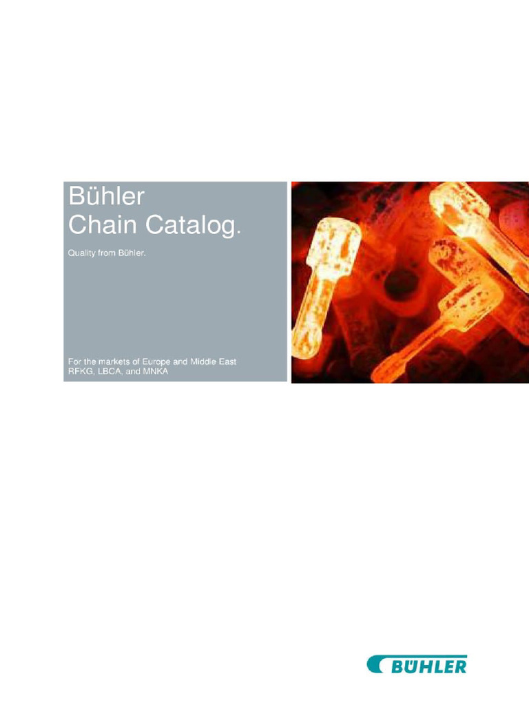 Bühler Chain Catalog | PDF