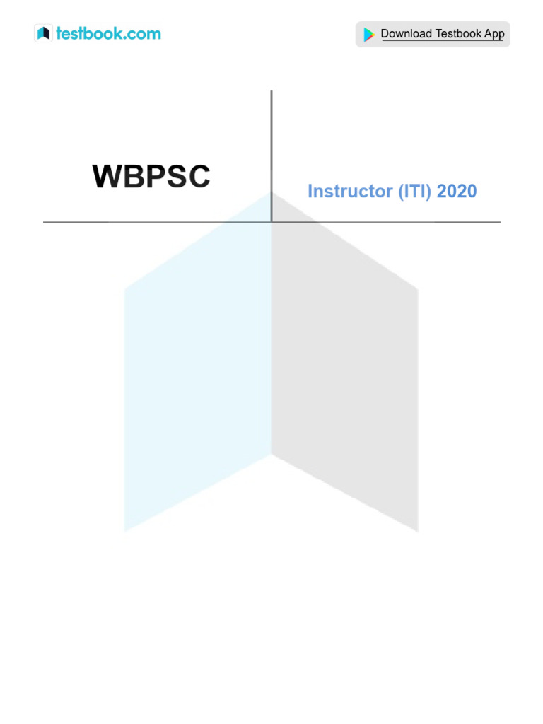 WBPSC Instructor (ITI) 2020 | PDF