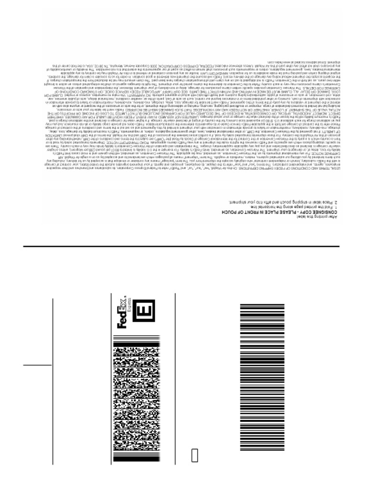 FedEx Shipping Label | PDF