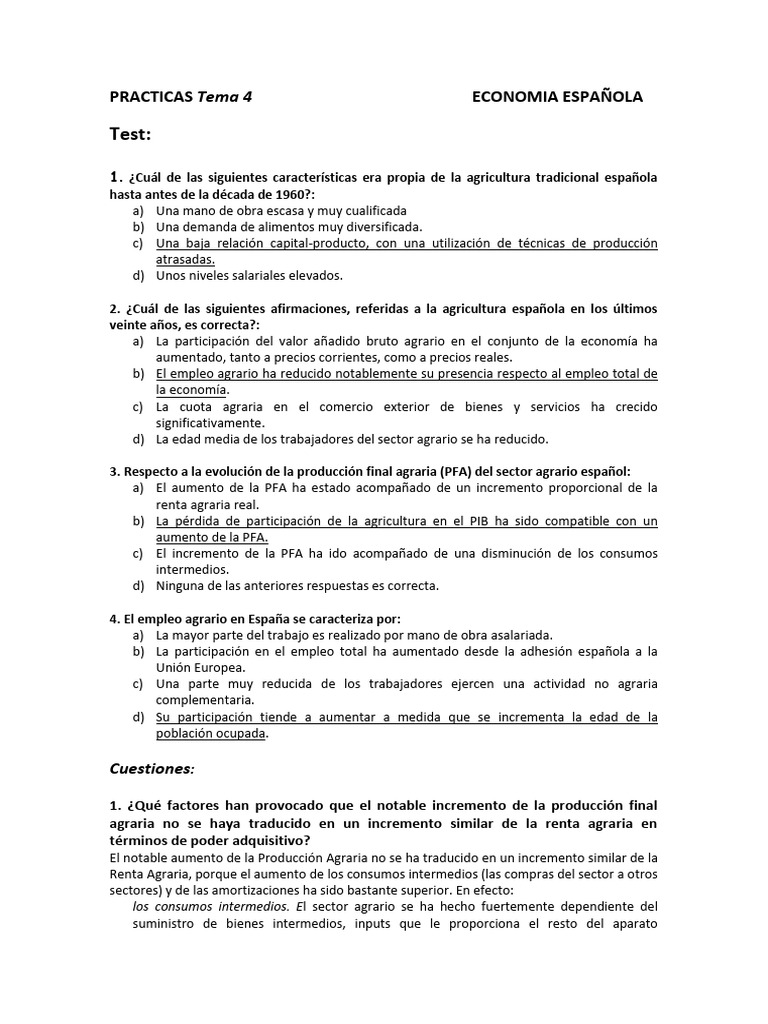 SOLUCIONES PRACTICAS TEMA 4 | PDF