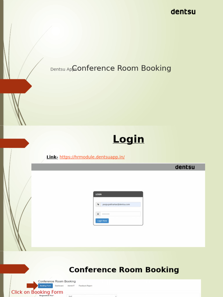 Conference Room Booking | PDF