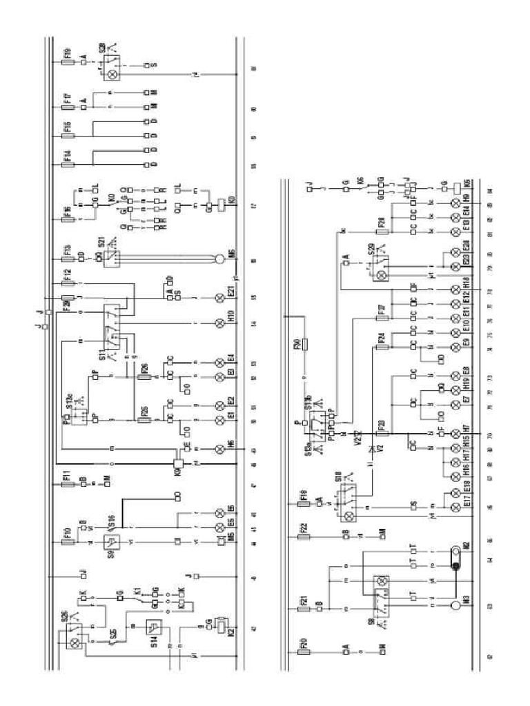 Electrical Diagram Manitou MT - MLT | PDF | Headlamp | Truck