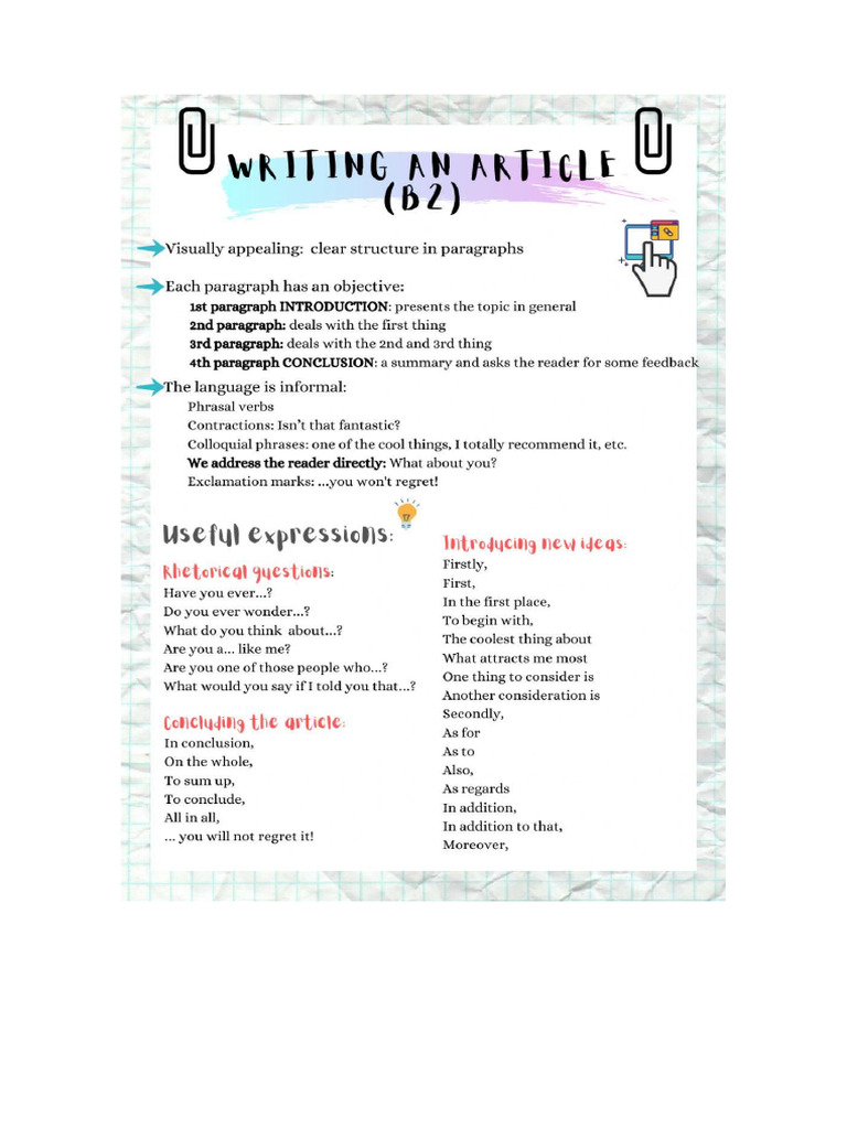 Article Summary + Example | PDF