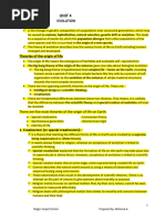 Biology Grade 12 Unit 4 Evolution 01 | PDF | Evolution | Life