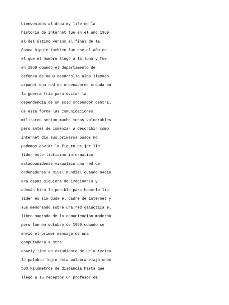 (Spanish (Auto-Generated) ) La HISTORIA de INTERNET #DiaDeInternet ...