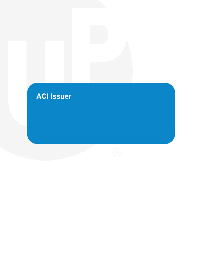 ACI Issuer 4.8 - Payment Device Production Interface Specification v0.1 ...