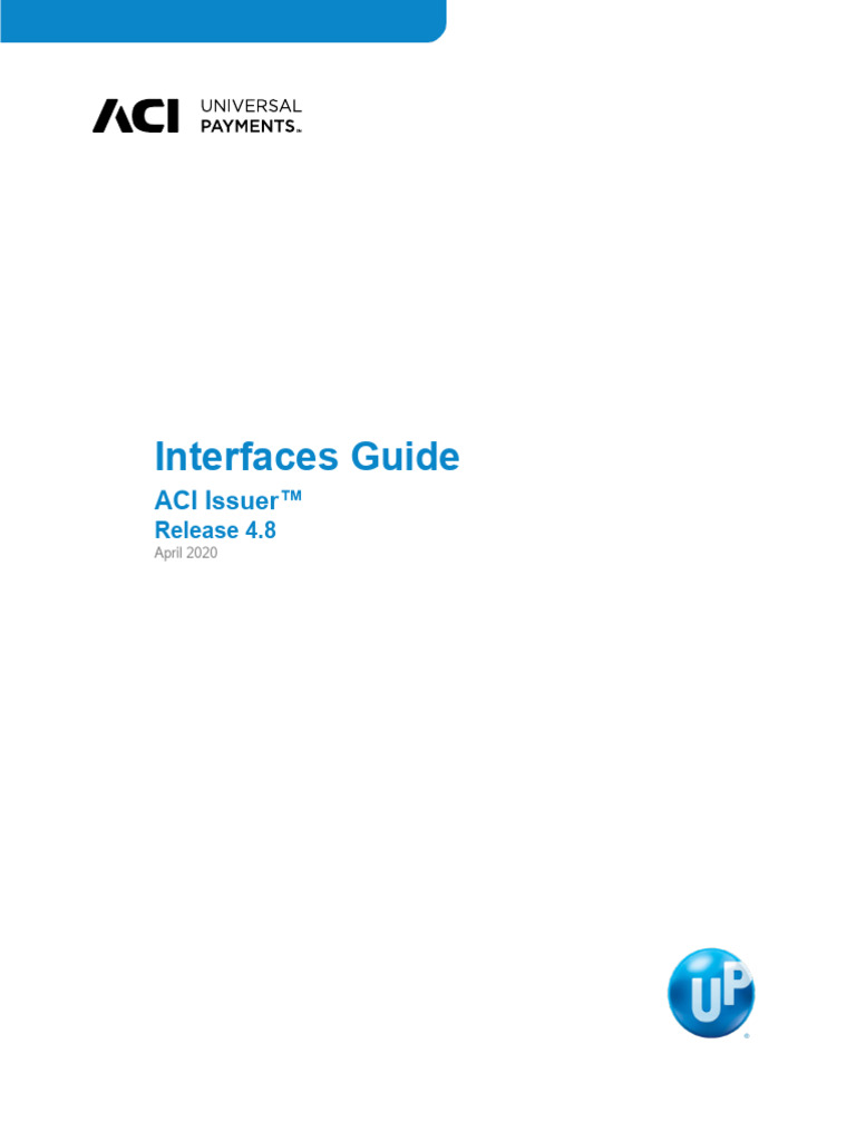 ACI Issuer 4.8 - Interfaces | PDF