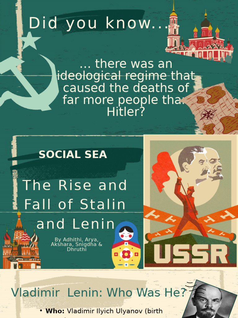 The Rise and Fall of Stalin and Lenin | PDF