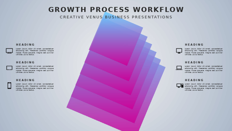 How To Design Pyramid Workflow Infographic For Business Presentation in ...