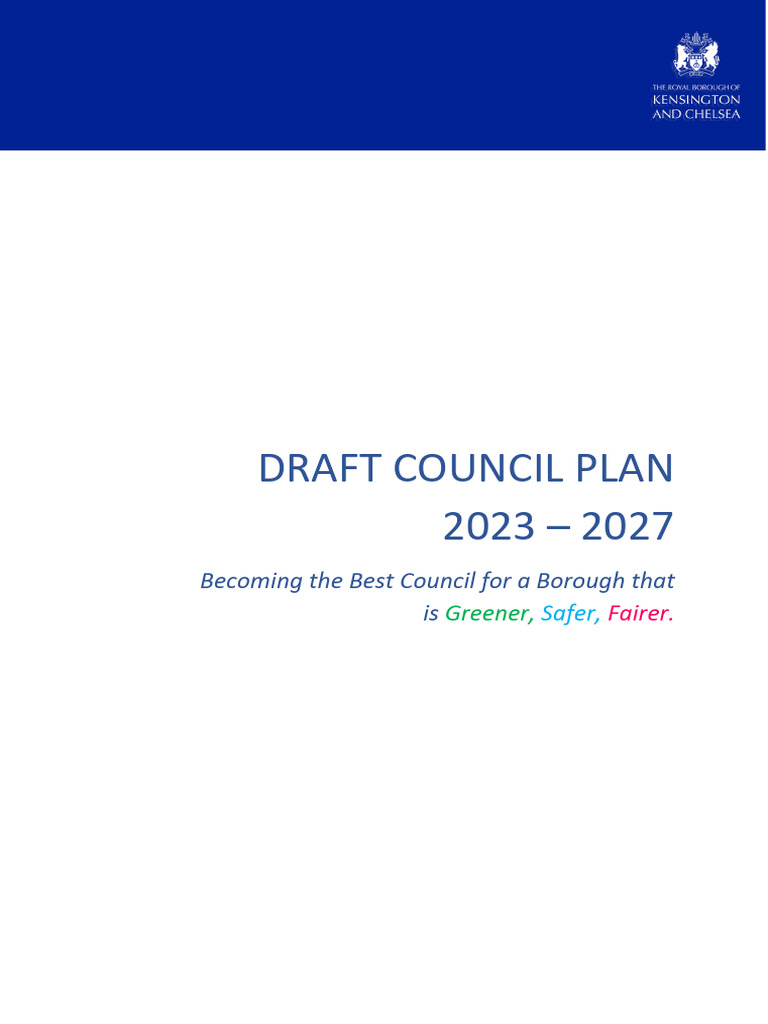 Appendix A - Draft Council Plan 2023-27 | PDF