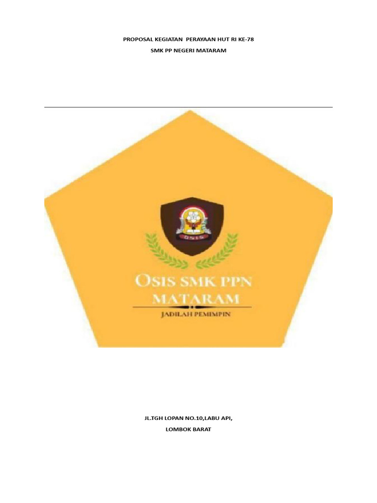 RAB KEGIATAN 17an | PDF