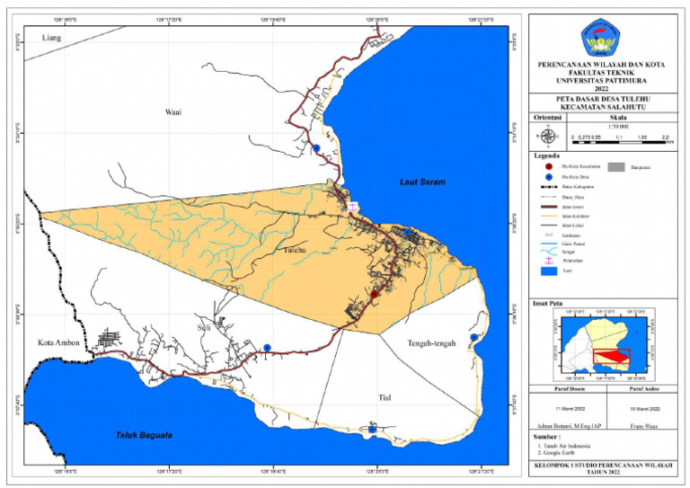 Peta Dasar Tulehu | PDF