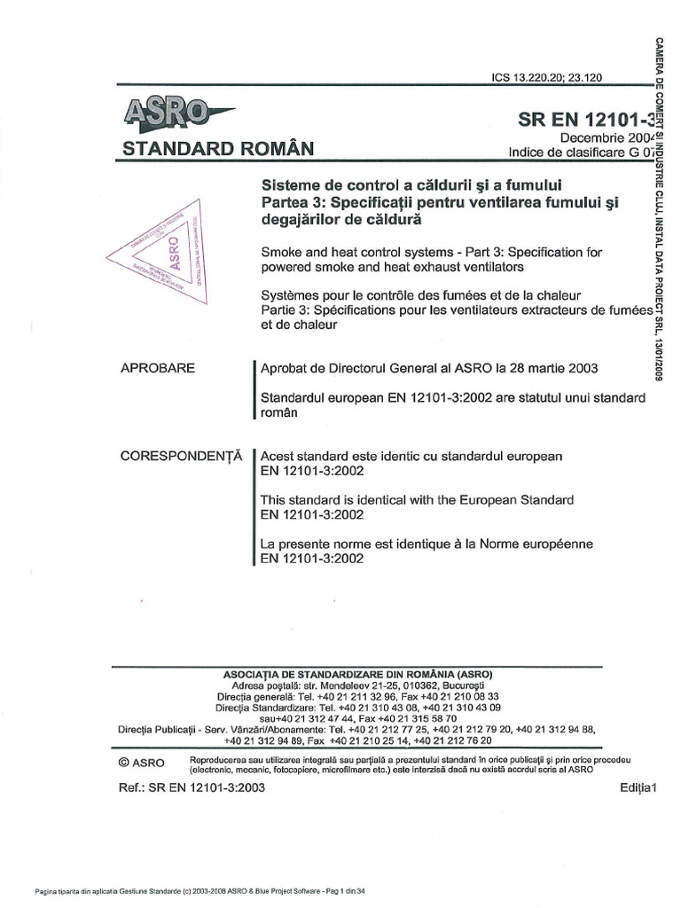 SR en 12101 3 | PDF