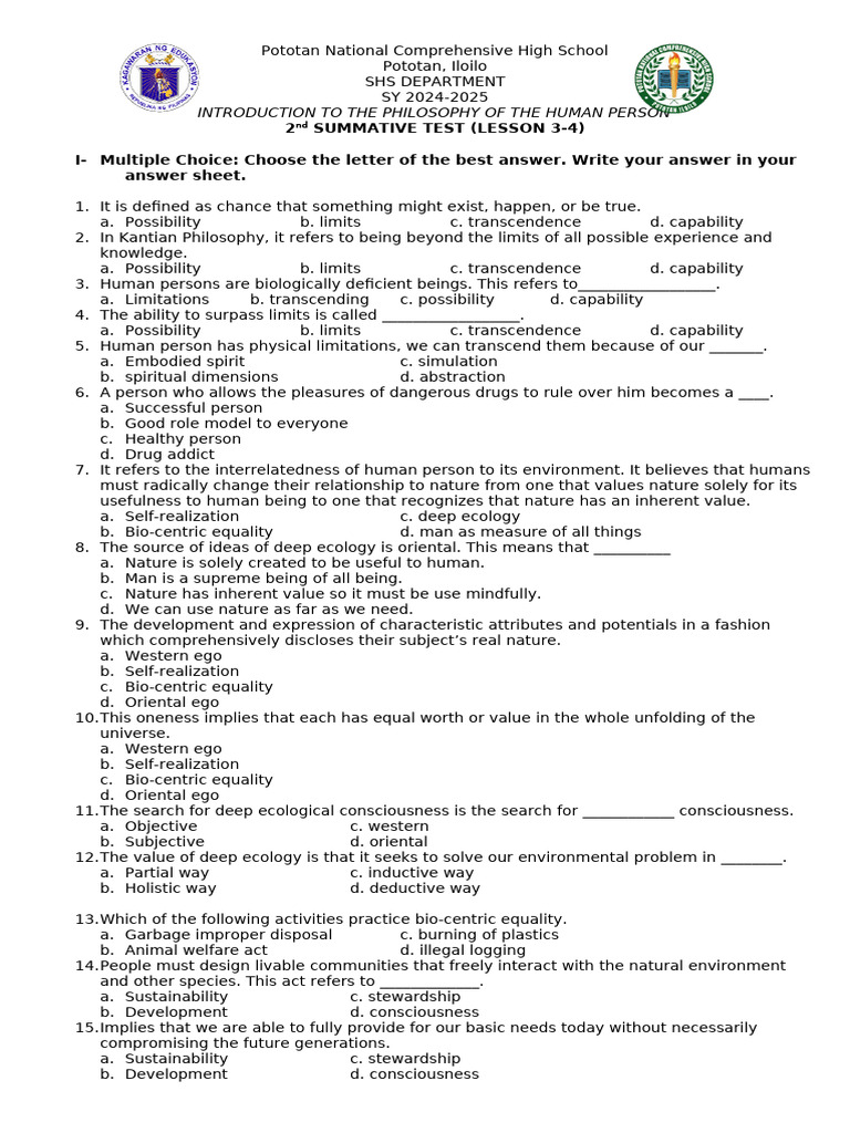 2nd SUMMATIVE L3 4 PDF