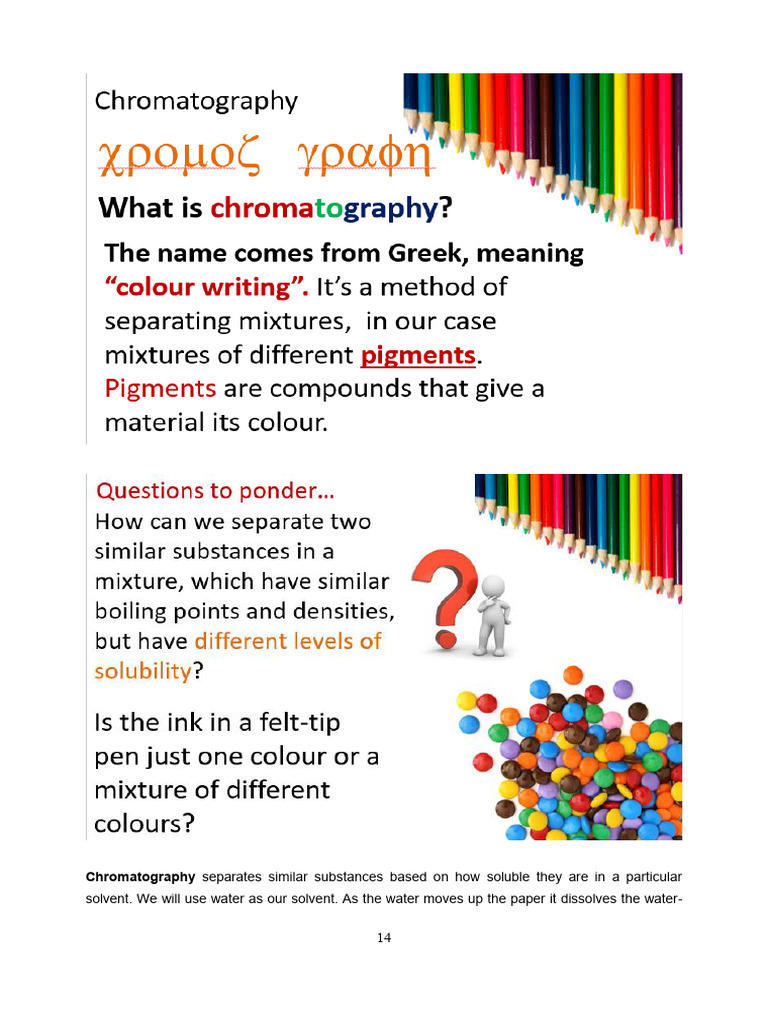 Classwork | PDF | Solubility | Color