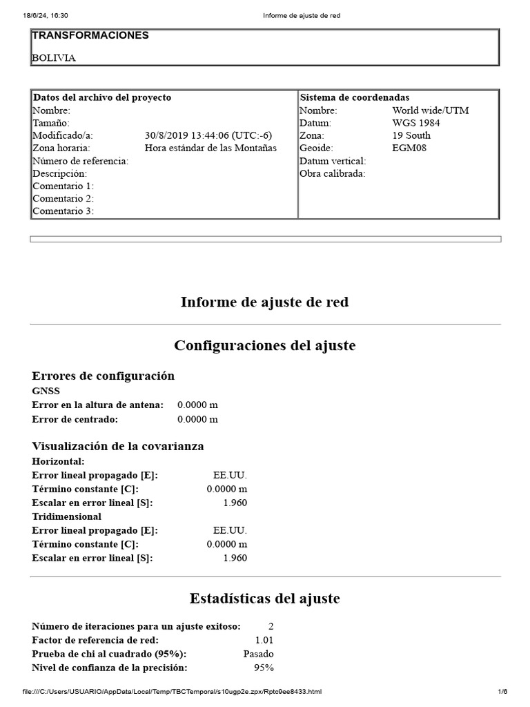 Ajuste de Red Utm | PDF