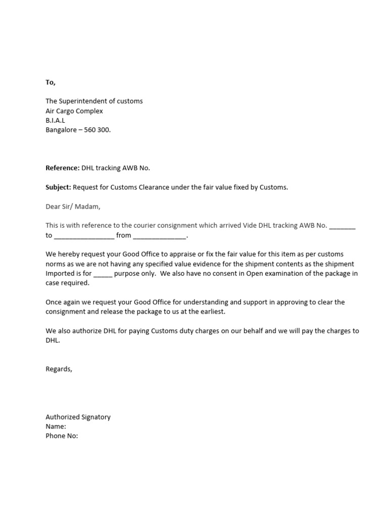 Value Evidence Absence Letter | PDF