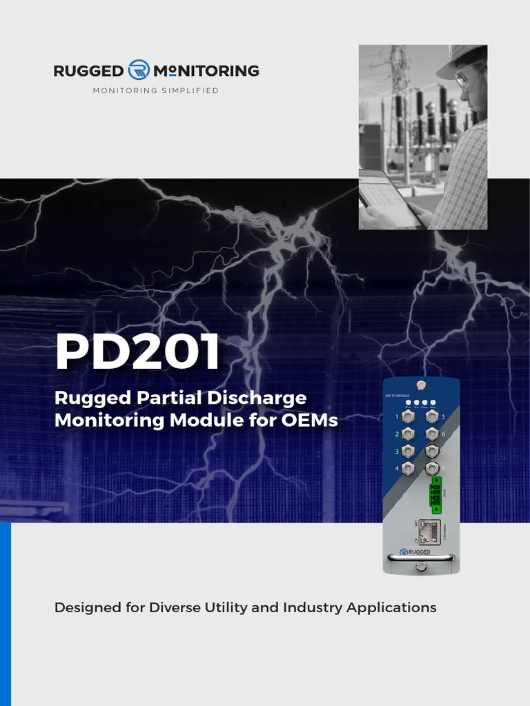 High-Frequency PD Portable Monitor - PD201 - Rugged Monitoring | PDF ...