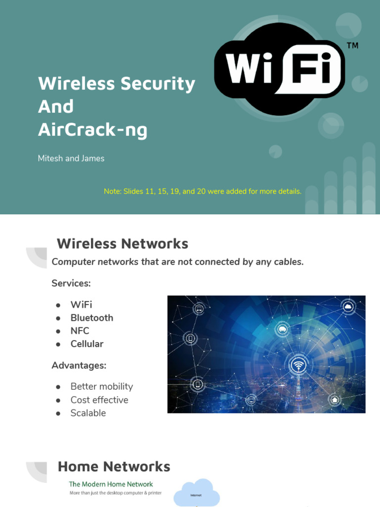 Wireless Security and AirCrack-ng | PDF